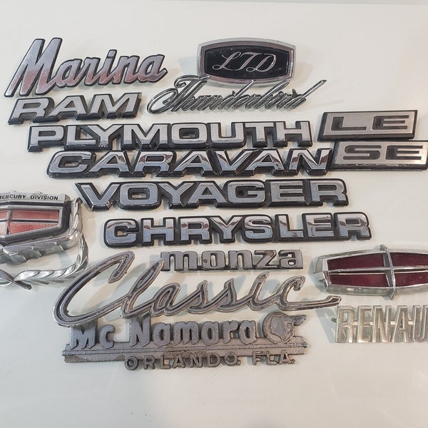 Vintage Car Emblem - Etsy