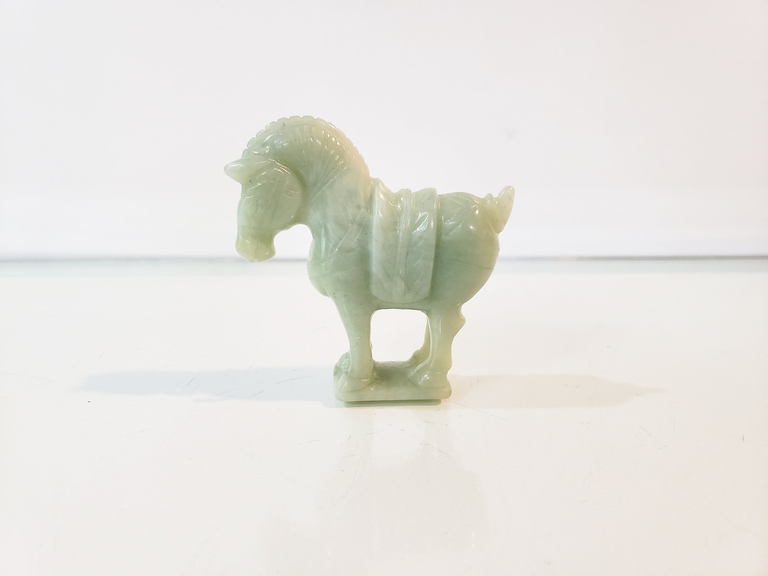 Jade Horse Figurine Asian Jade Horse so Lovely - Etsy