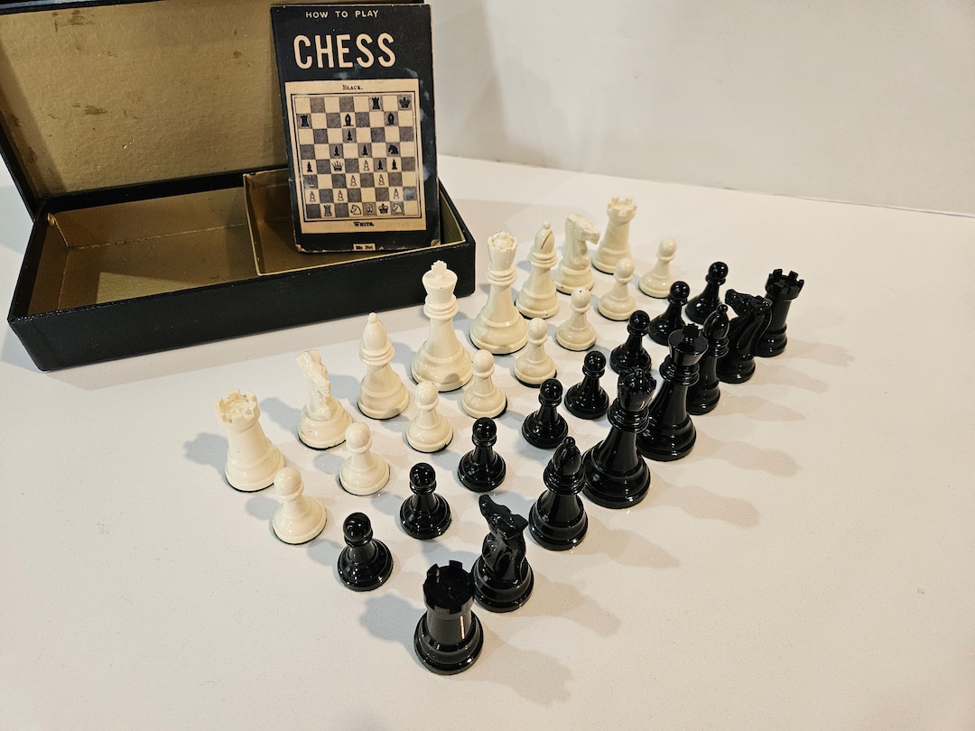 Mid Century Pattberg Novelty Chess Set - Knight Box (no Board) - Etsy