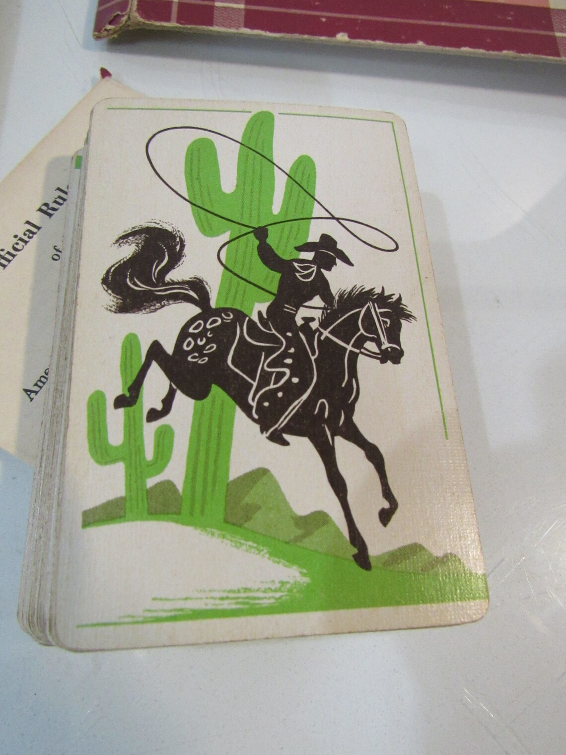 Cowboy Horse Ranch Playing Cards Quarterhorse Listing is for | Etsy