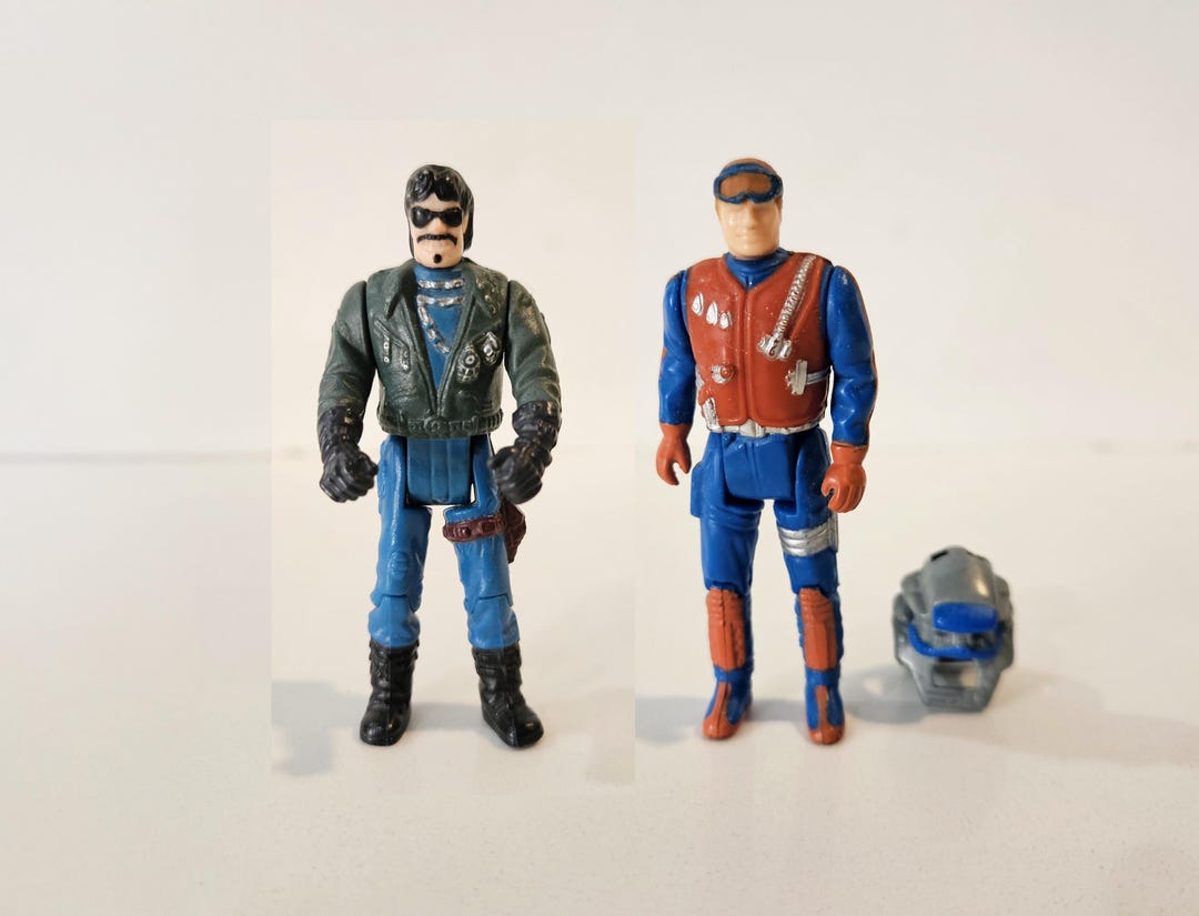MASK Dusty Hayes With Backlash Mask & Sly Rax Action Figures Kenner ...