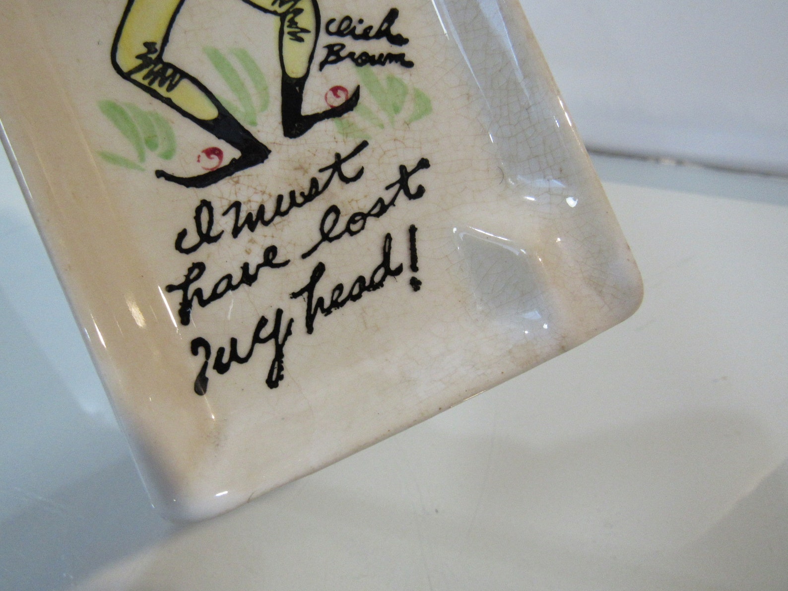 Mid Century Modern Ashtray Woman Humor Ashtray I Must Have - Etsy