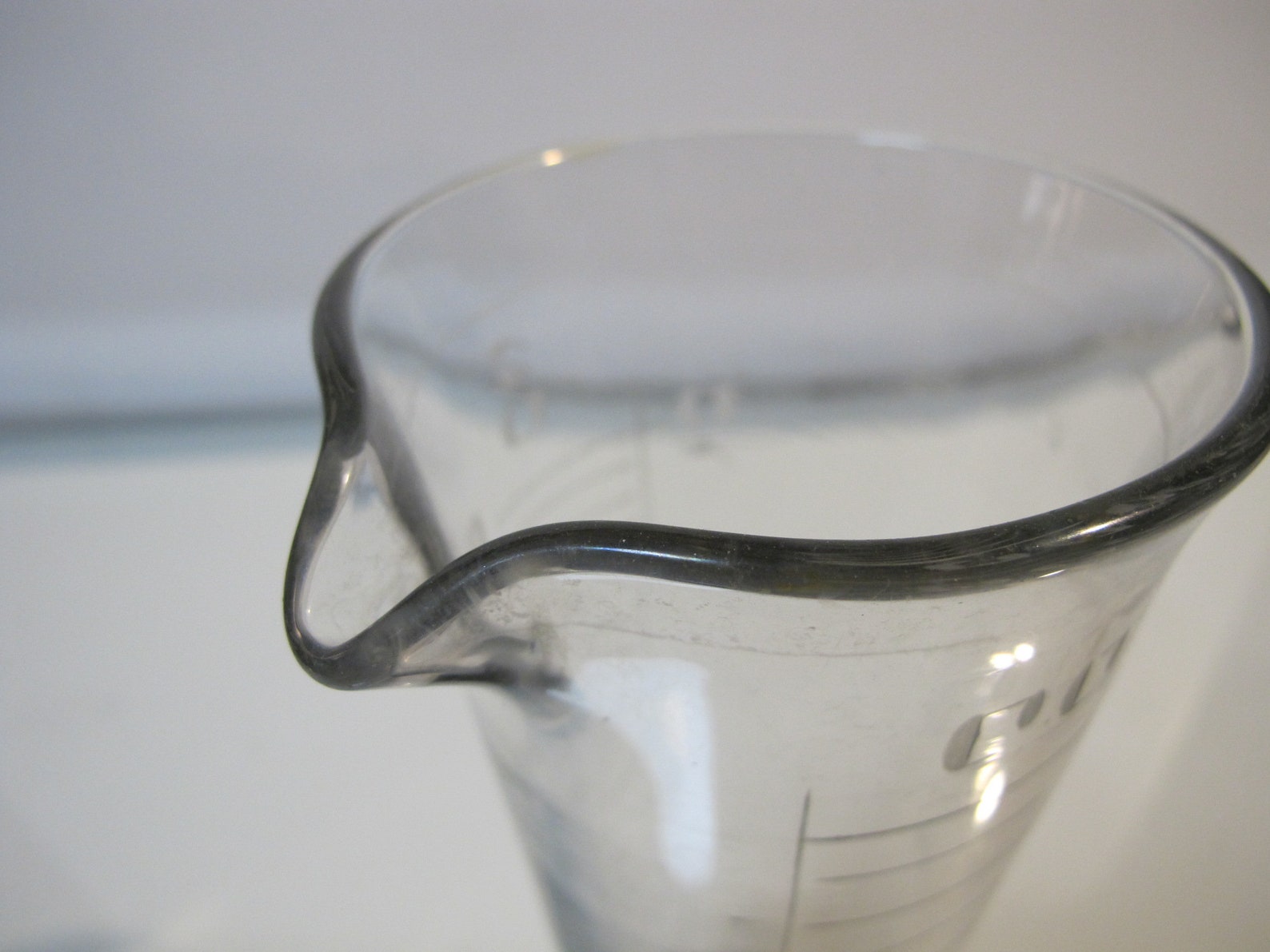 Etched Antique Glass Beaker Apothecary Dispenser Laboratory | Etsy