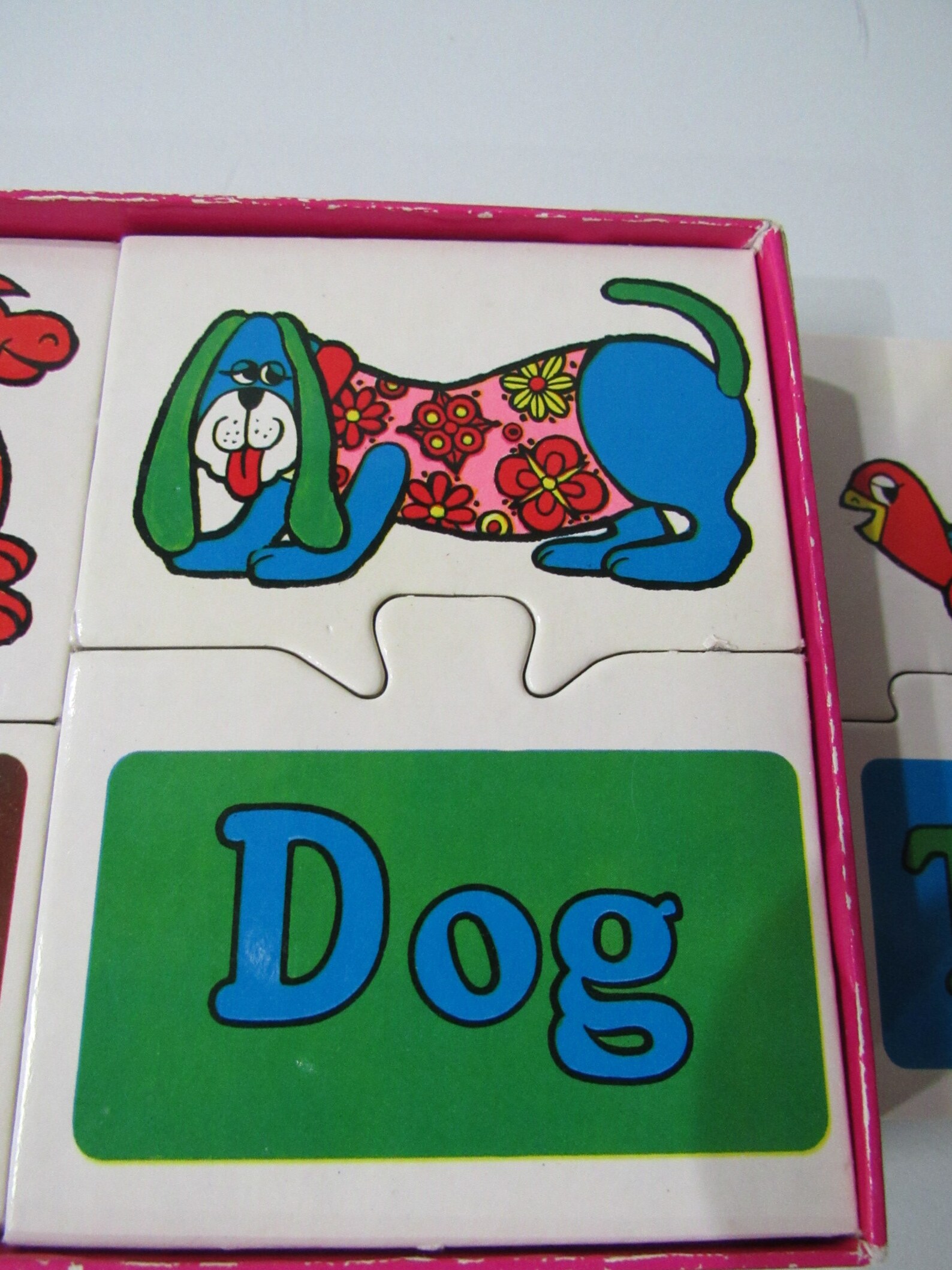 Match a Picture to a Word Childrens Educational Puzzle Game - Etsy