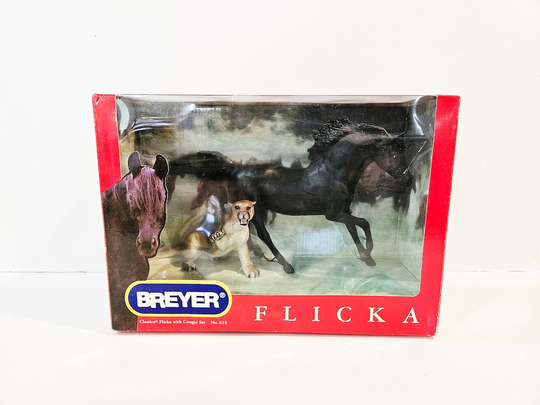 Breyer Flicka With Cougar Set No 610 in Box - Etsy