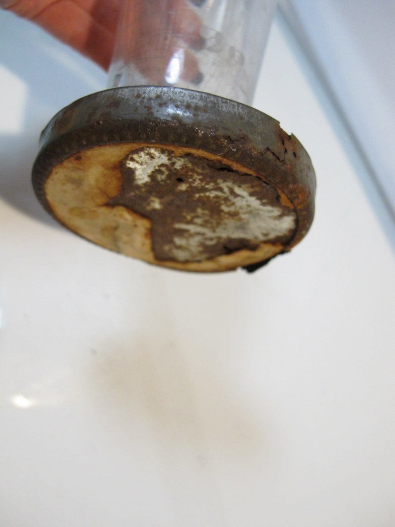 Etched Antique Glass Beaker Apothecary Dispenser Laboratory - Etsy