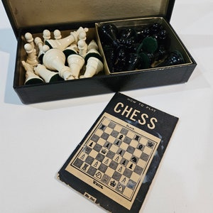 Mid Century Pattberg Novelty Chess Set - Knight Box (no Board) - Etsy