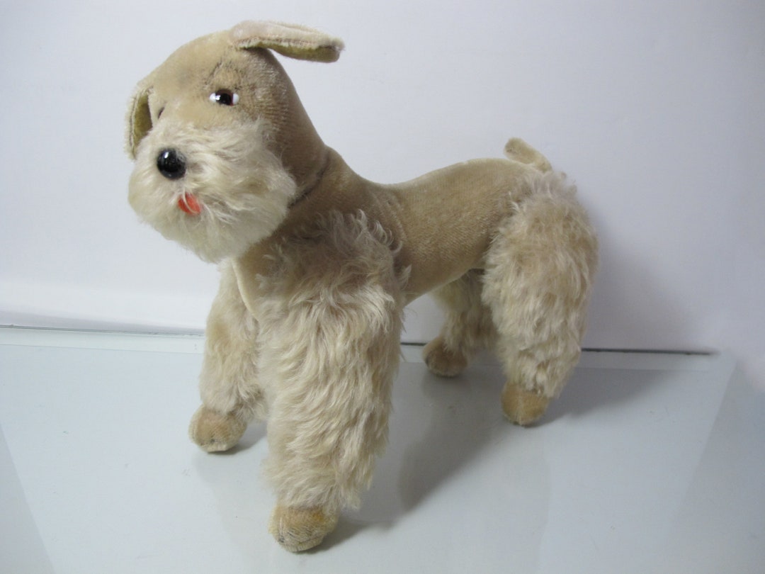 Steiff Dog Stuffed Animal - Snobby Poodle - Mohair Articulating Legs ...