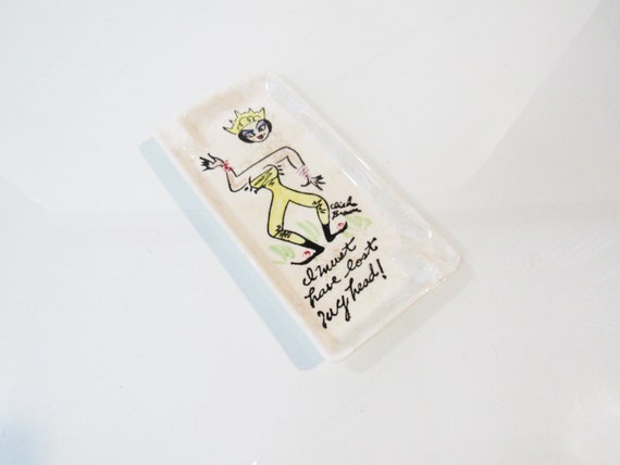 Mid Century Modern Ashtray Woman Humor Ashtray I Must Have | Etsy