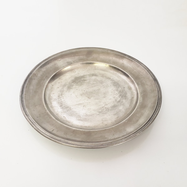 Pewter Plate - Etsy