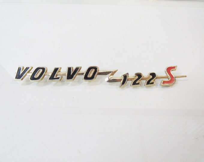Volvo 122S Emblem - Classic Car Emblem - 1950s - 1960s Volvo Emblem - Etsy