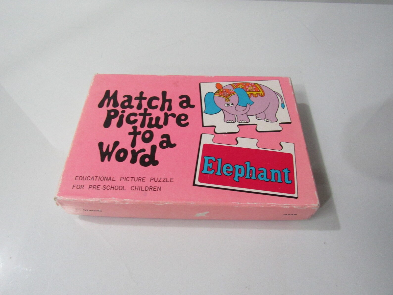 Match a Picture to a Word Childrens Educational Puzzle Game - Etsy