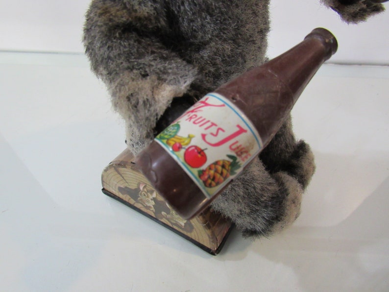Automaton Drinking Bear Toy picnic Bear Tin Toy - Etsy