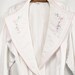 White Satin Robe Fleece Lined XL Barbizon Epic Collar W/ - Etsy
