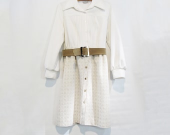 White Mod Dress - Etsy