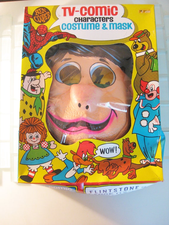 fred flintstone mask vintage - Gem