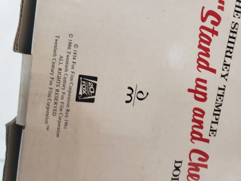 Shirley Temple Doll Heidi Stand up and Cheer Danbury - Etsy