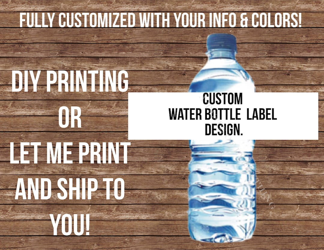 Fully Customized Waterbottle-- I Will Create a Custom Design With ...