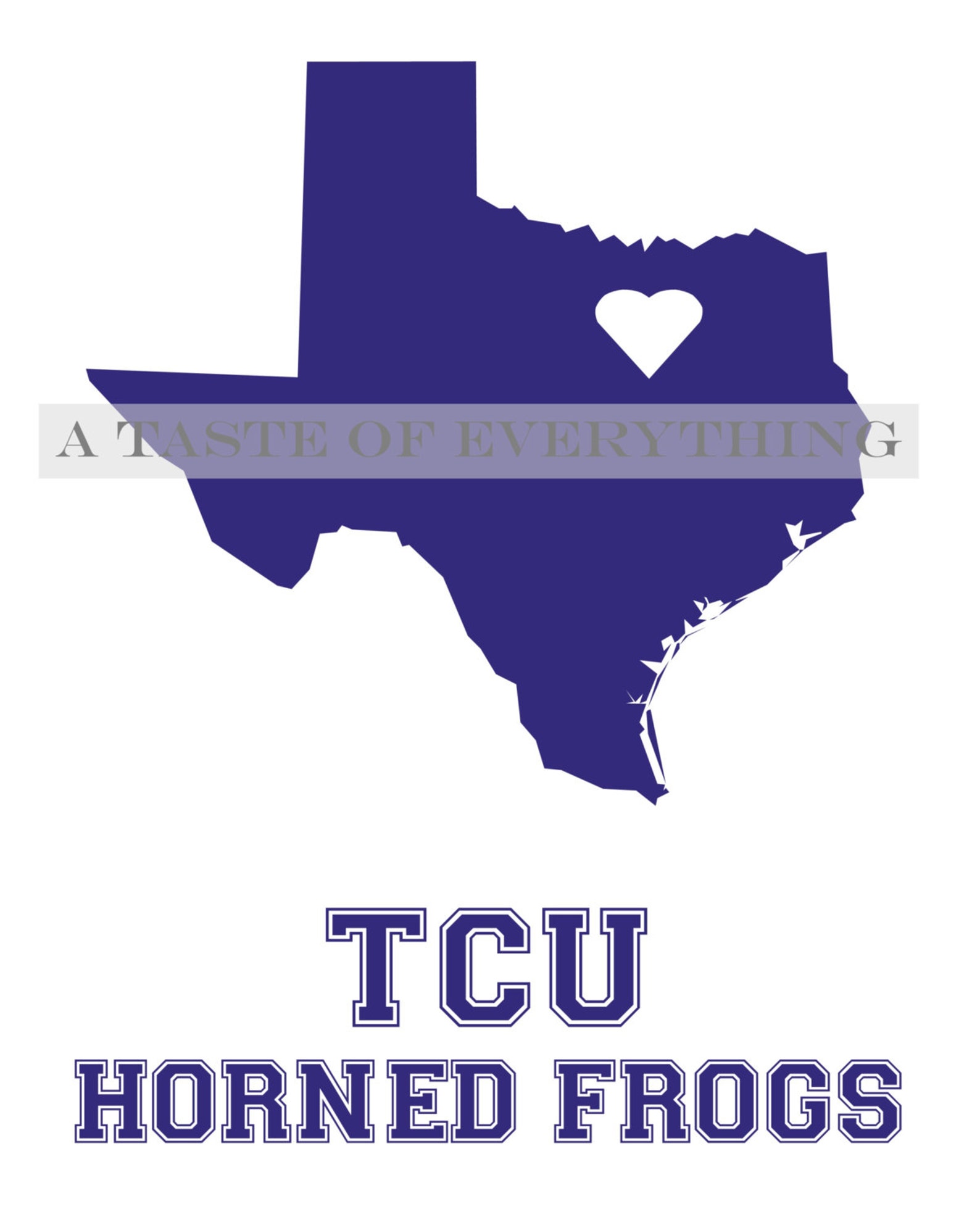 DIGITAL DOWNLOAD TCU 8x10 Sign Graduation Grad Dorm Decor - Etsy