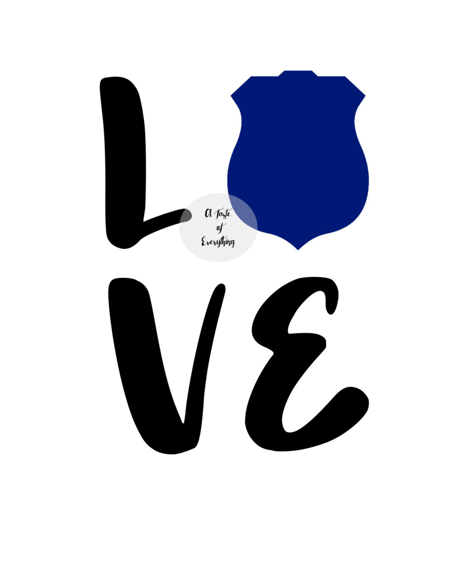 8x10 DIGITAL FILES Police Love Law Enforcement Back the Blue - Etsy