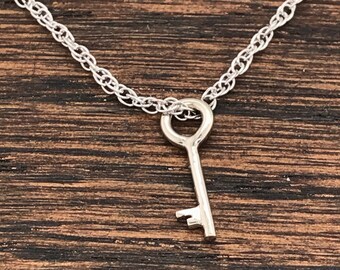 White Gold Key | Etsy