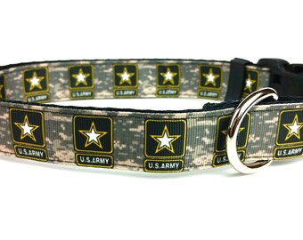 Army dog collar | Etsy