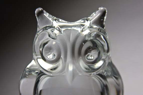 DAUM France Owl | Etsy