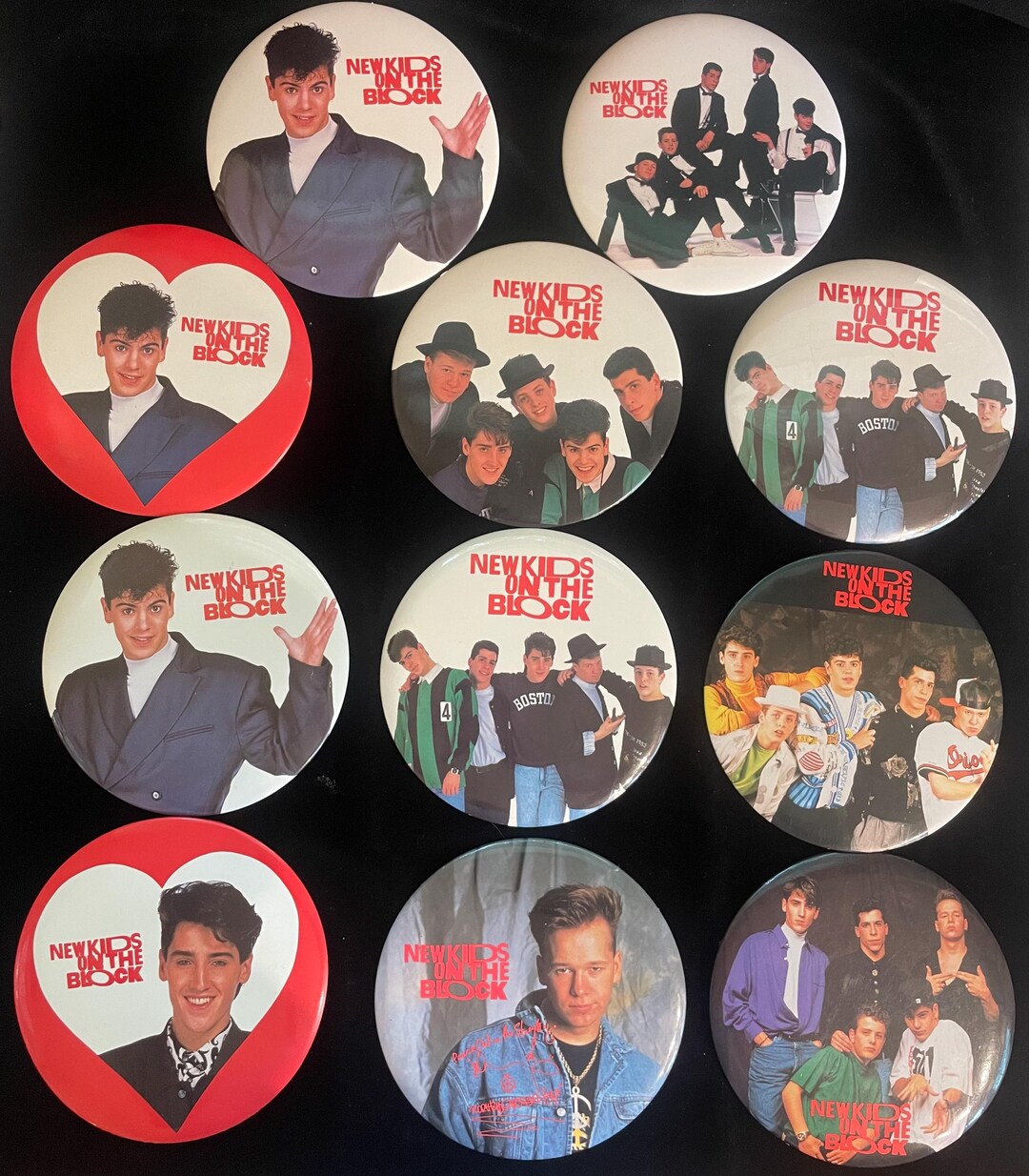 New Kids on the Block HUGE 6 Inch Diameter Pinback Buttons 11 - Etsy