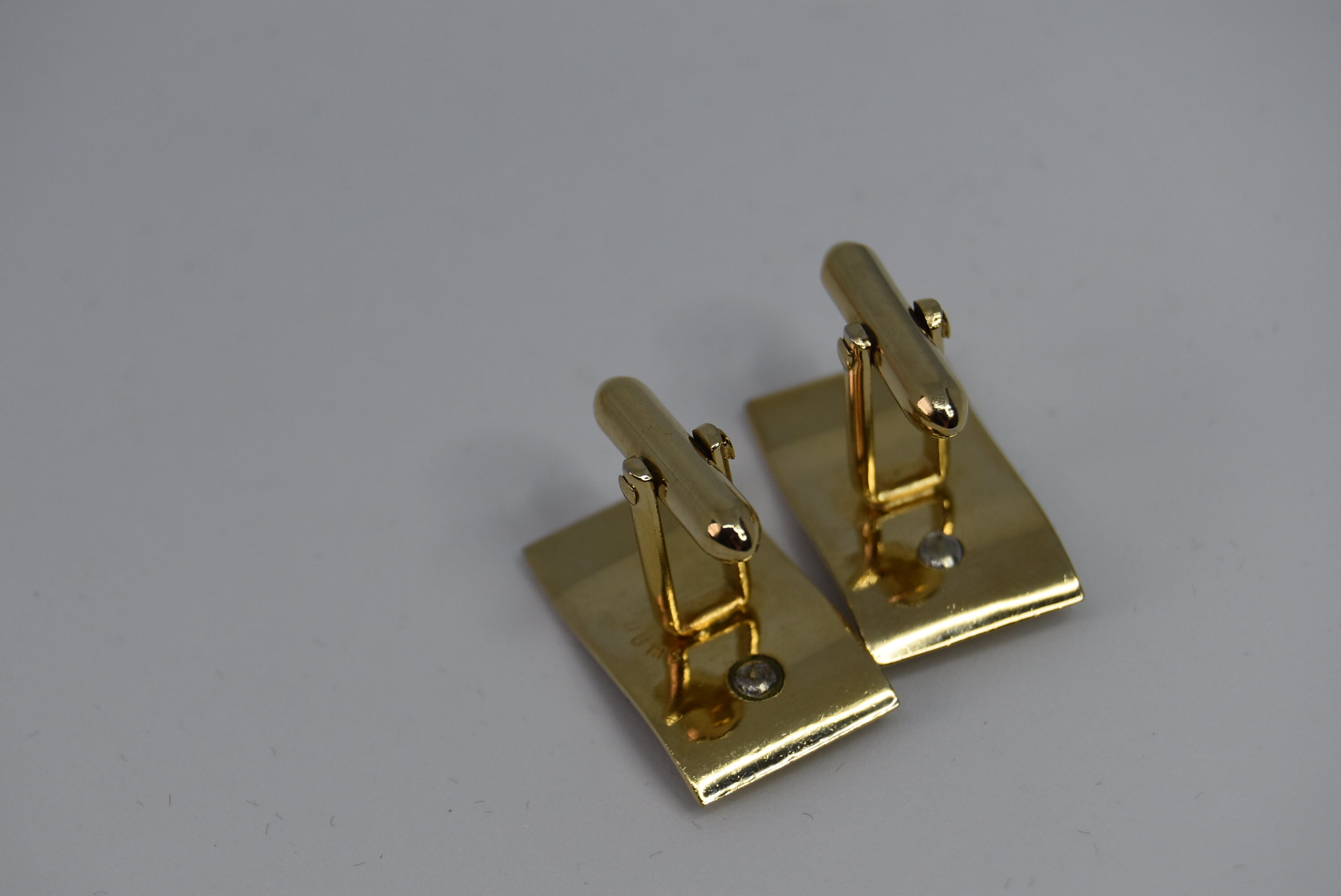 Vintage Swank Rectangle Cufflinks Gold Tone With Black Onyx Cufflinks ...