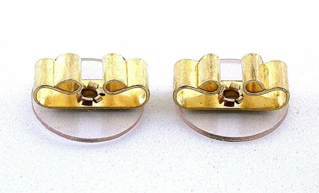 Four 16 Mm 3/5 Inch Plastic Pad Gold Color Bolo Tie Slide Finding Cf116 ...