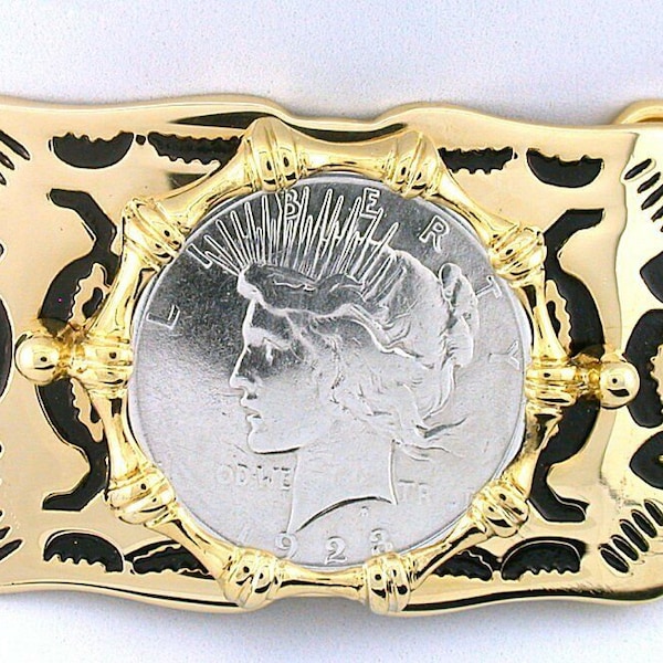 Silver Dollar Belt Buckle - Etsy