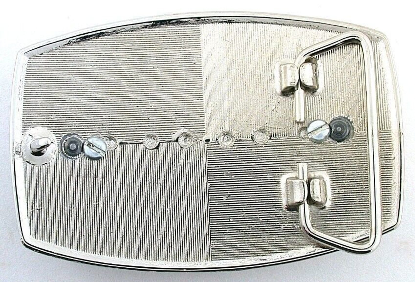 Silver Gold Color REAL 1921 Morgan Silver Dollar Belt Buckle EPBB188 ...