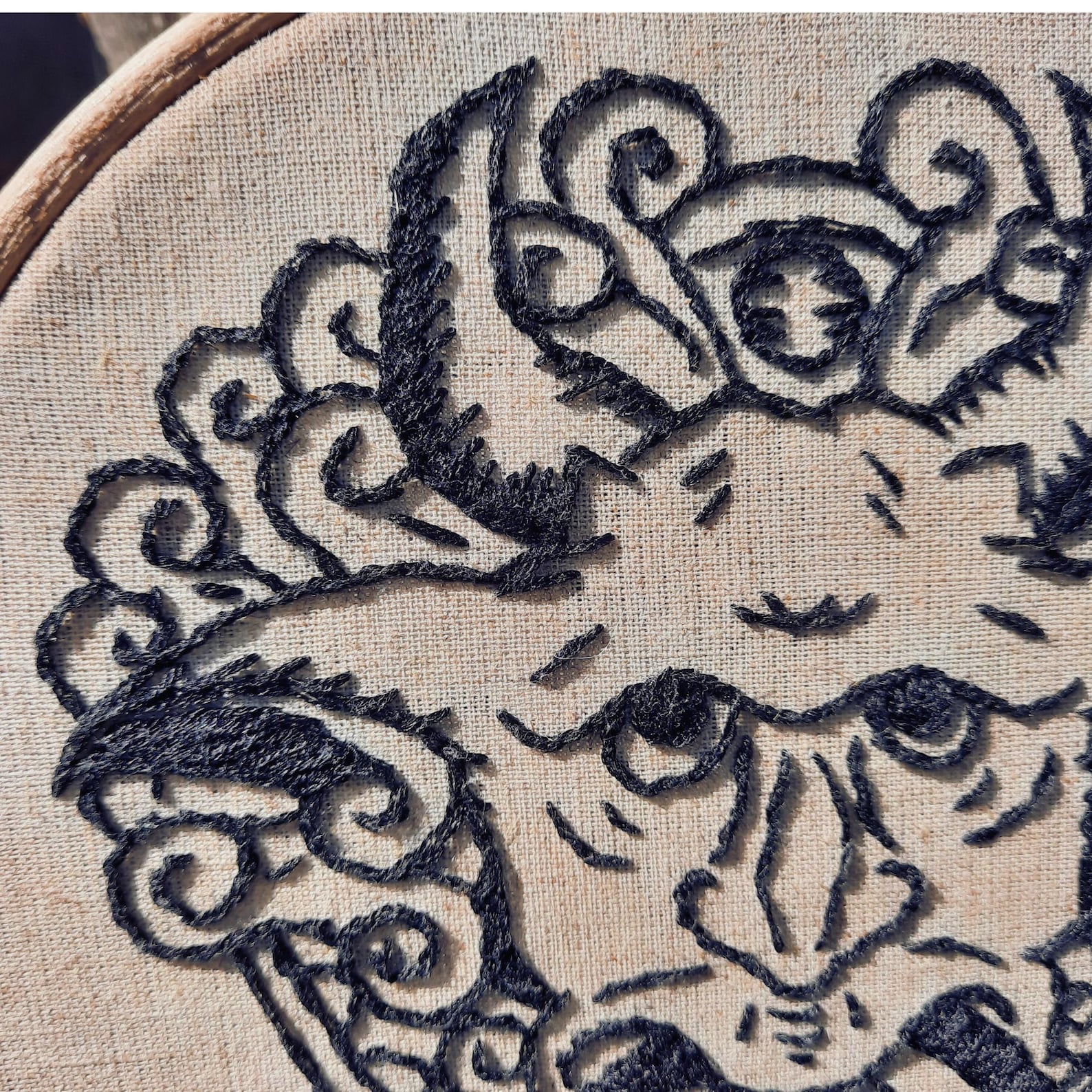 Labyrinth Door Knockers Hand Embroidery Pattern – 2 Designs (PDF ...