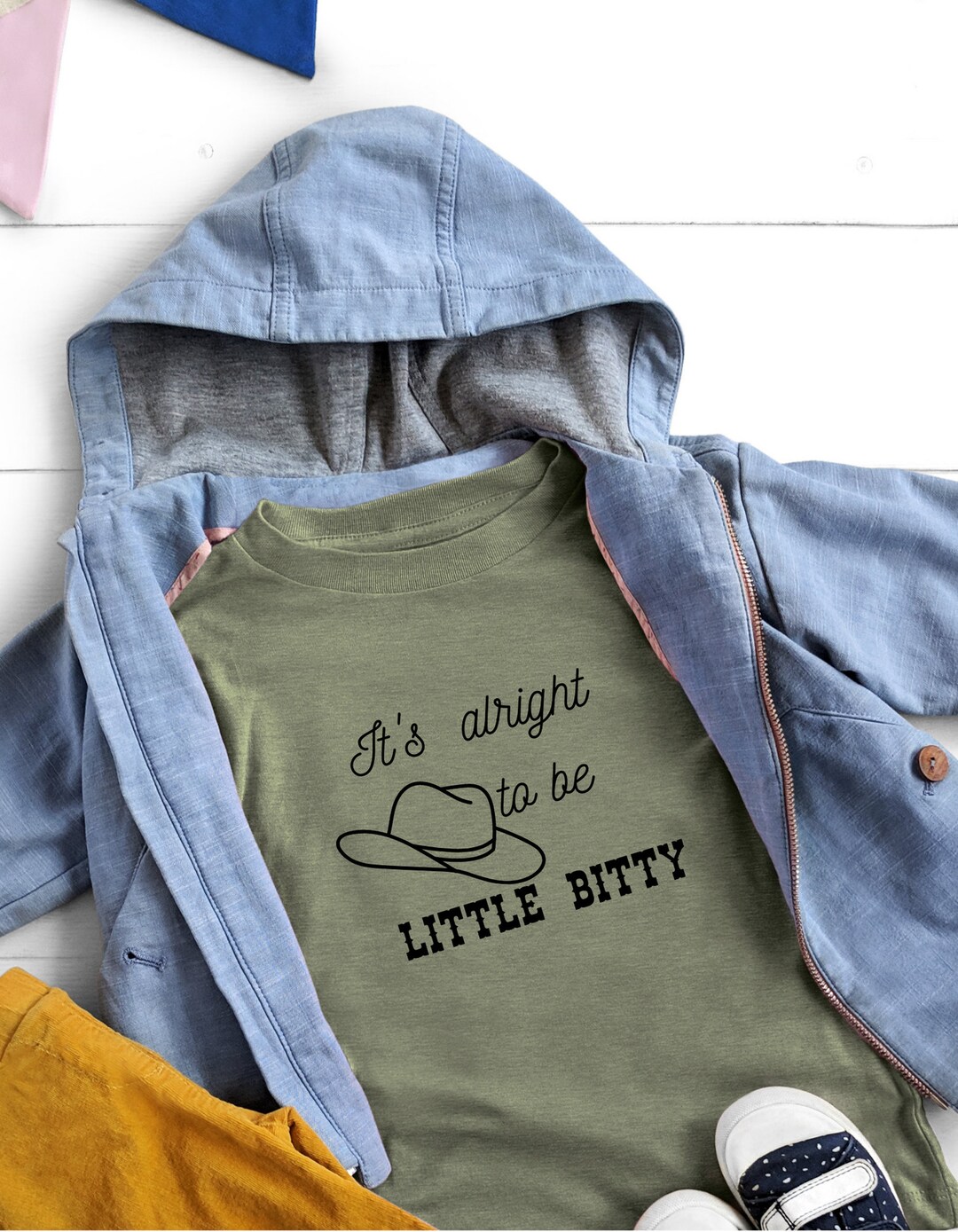 It's Alright to Be Little Bitty - Toddler Short Sleeve Tee, Country ...