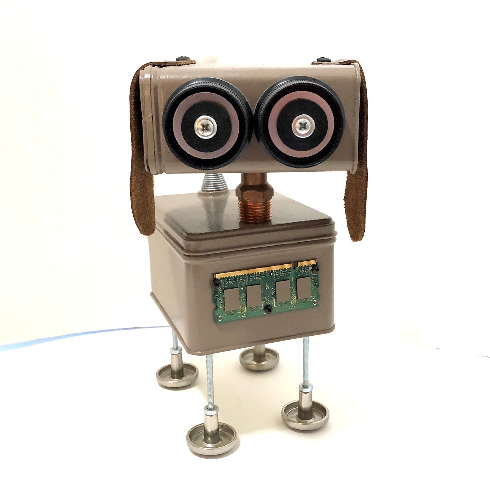 Found Objects Robot Dog Sculpture / Assemblage Robot Dog Figurine - Etsy