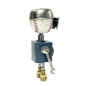 PITCHER found Objects Robot Sculpture - Etsy