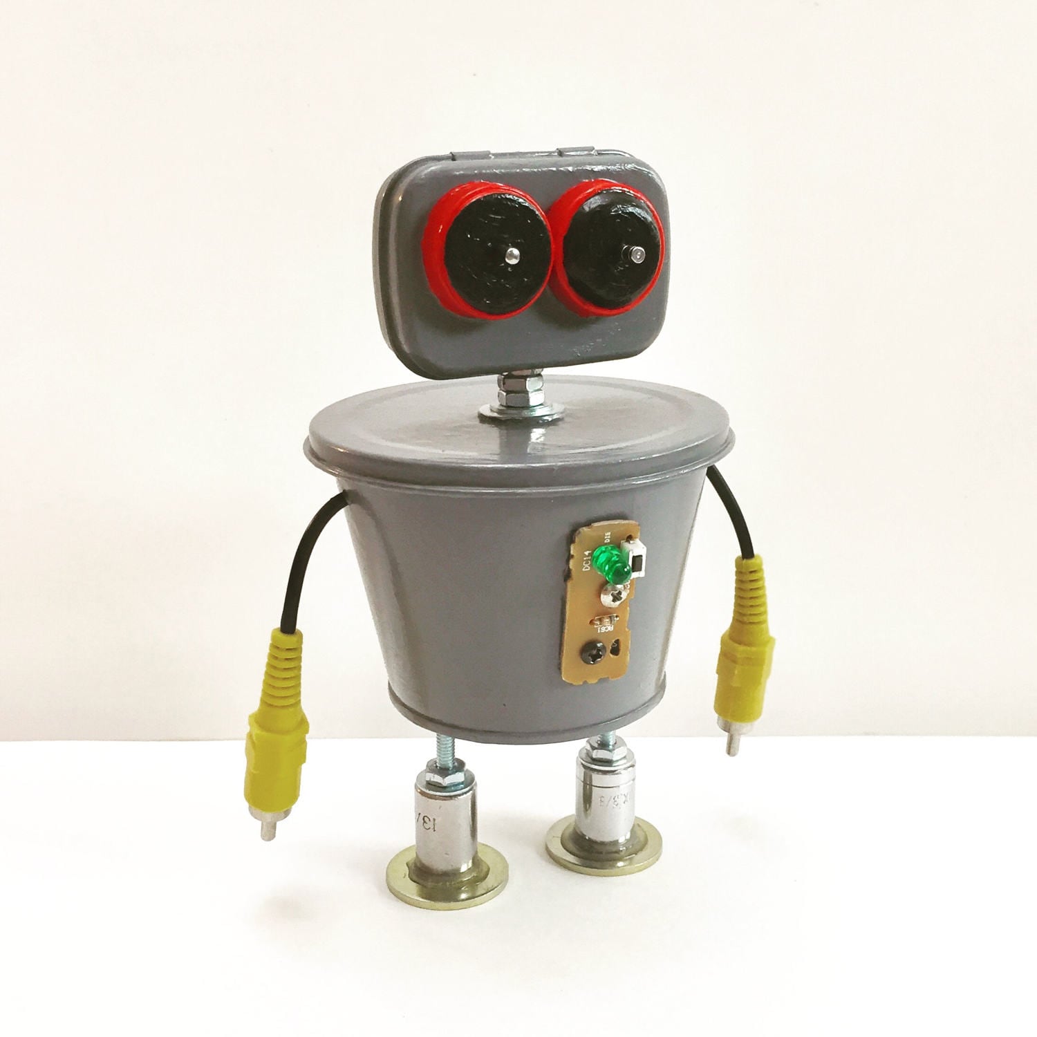 Found Objects Robot Sculpture / Assemblage Robot Figurine - One of a ...