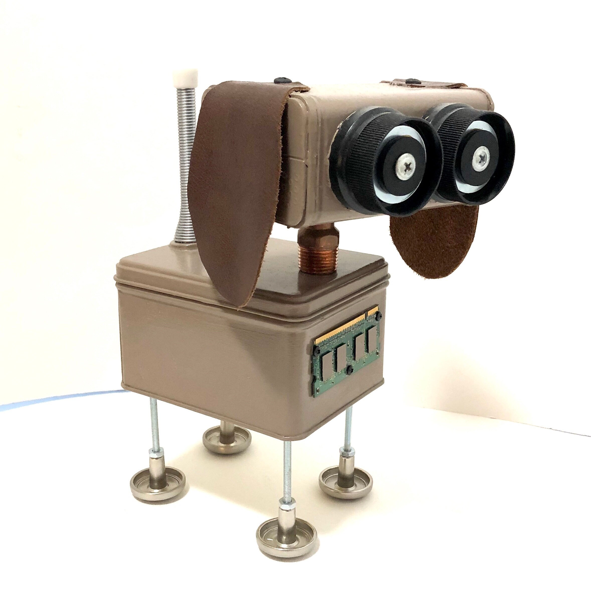 Found Objects Robot Dog Sculpture / Assemblage Robot Dog Figurine - Etsy