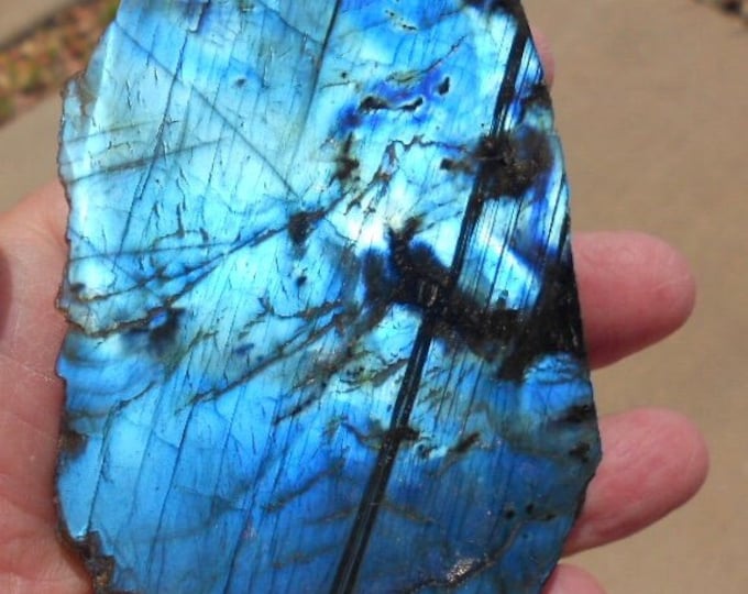Rare AQUA Blue Labradorite*spectrolite*madagascar*4.1 Ounces or 116.3 ...