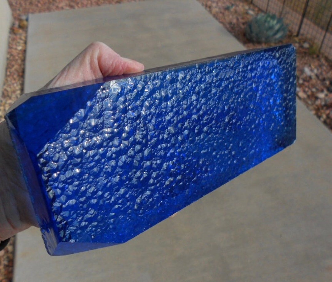 Siberian Cobalt BLUE QUARTZ CRYSTAL*8 Inch*1550 Grams*7750 Carats*54.7 ...