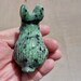 RUBY in ZOISITE RABBIT Carving Aka Anyolite56 Mm Tall X 34 X 41113.6 ...