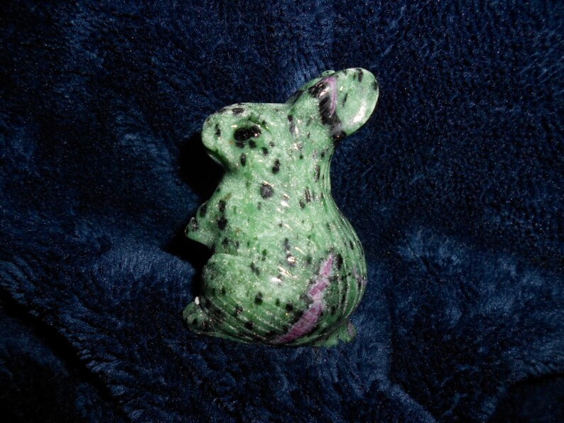 RUBY in ZOISITE RABBIT Carving Aka Anyolite56 Mm Tall X 34 X - Etsy
