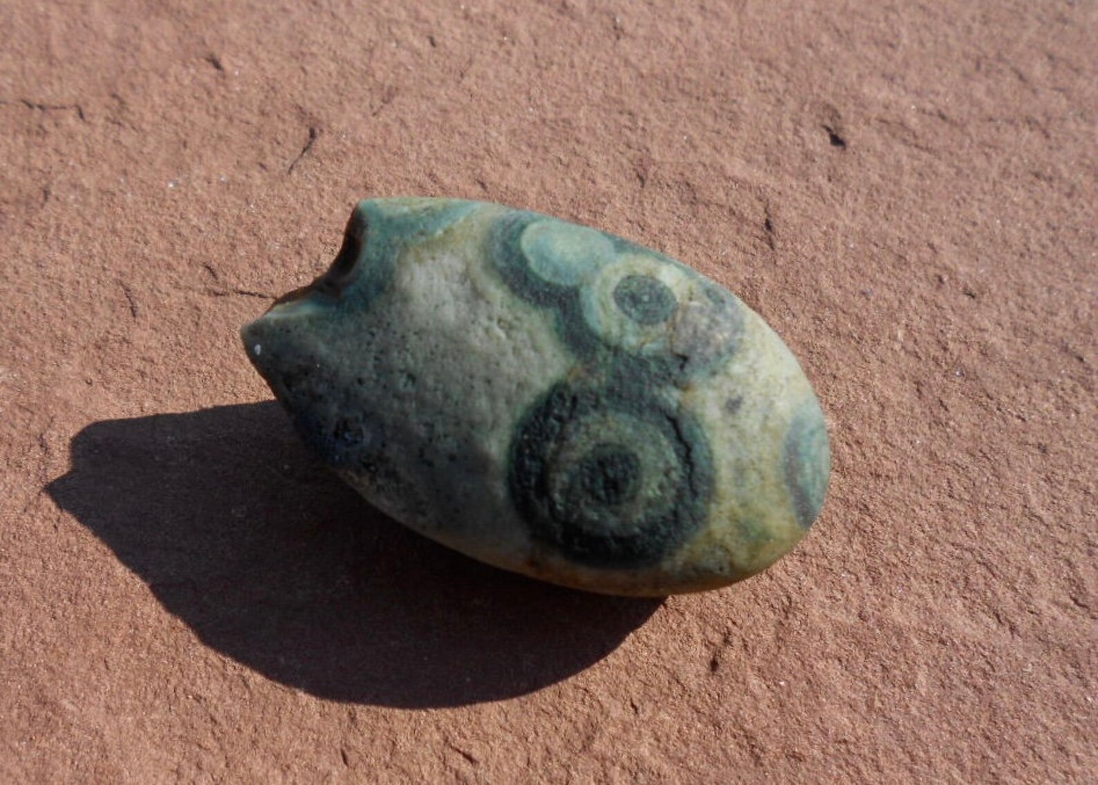 Rare Olive Green Gobi Desert Eye Agate - Mongolia - Etsy