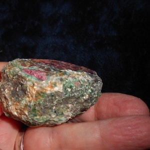 Hexagonal RUBY CRYSTAL Enrobed in Green FUCHSITE*97 Grams*485 Carats*3. ...