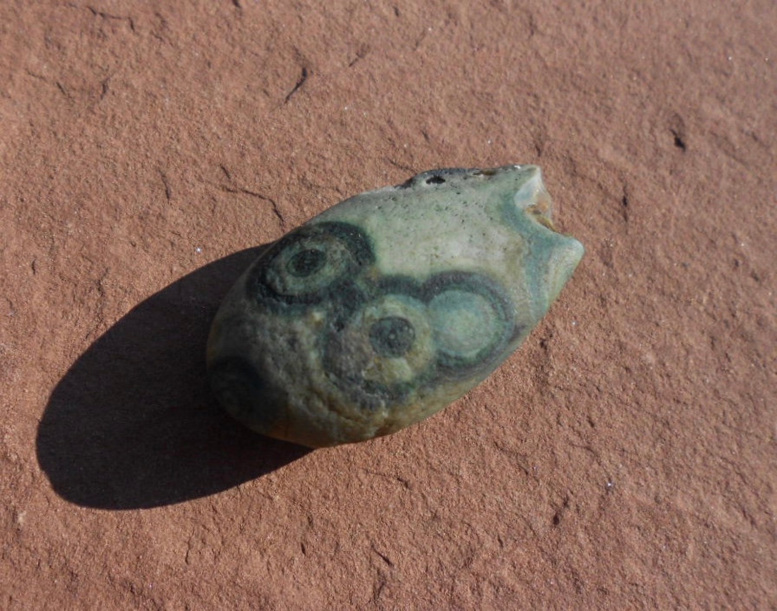 Rare Olive Green Gobi Desert Eye Agate - Mongolia - Etsy