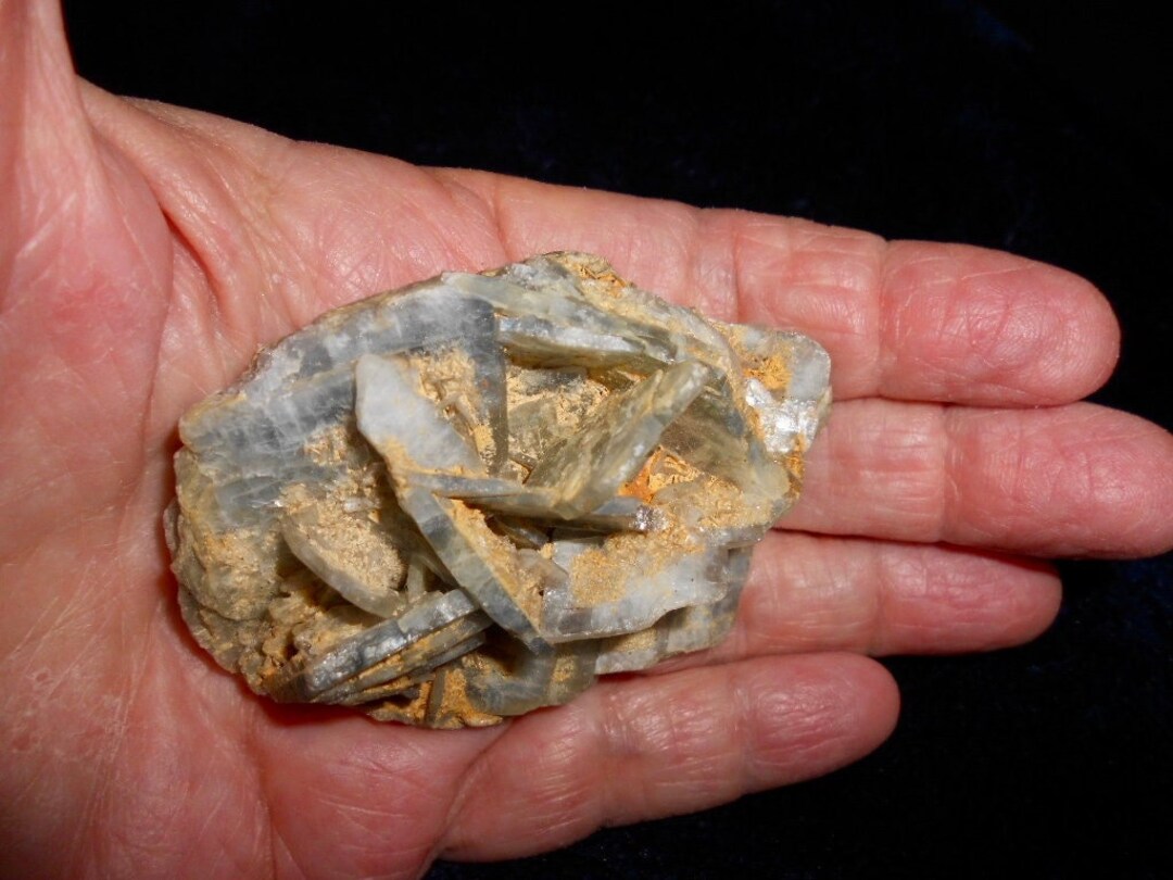 TWINNED BLUE BARITE Crystals From Hartsel Coloradohigh - Etsy