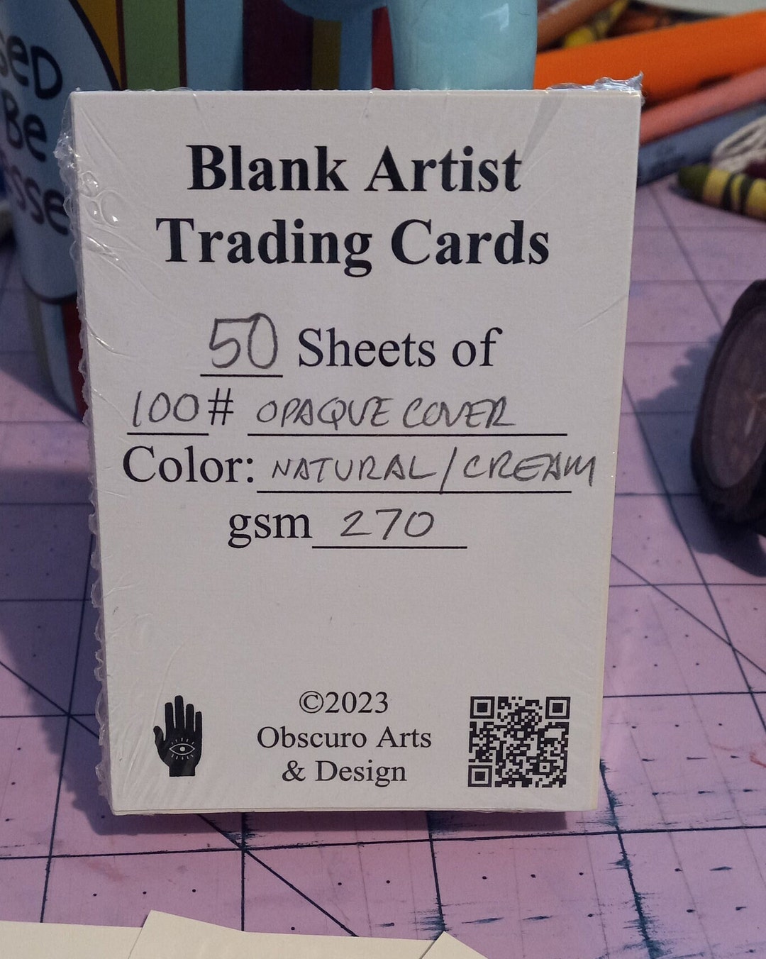 Blank 2.5 X 3.5 '' ATC 100# Card Stock Opaque Cover - Etsy
