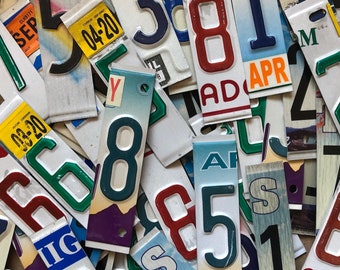 License Plate Letters | Etsy