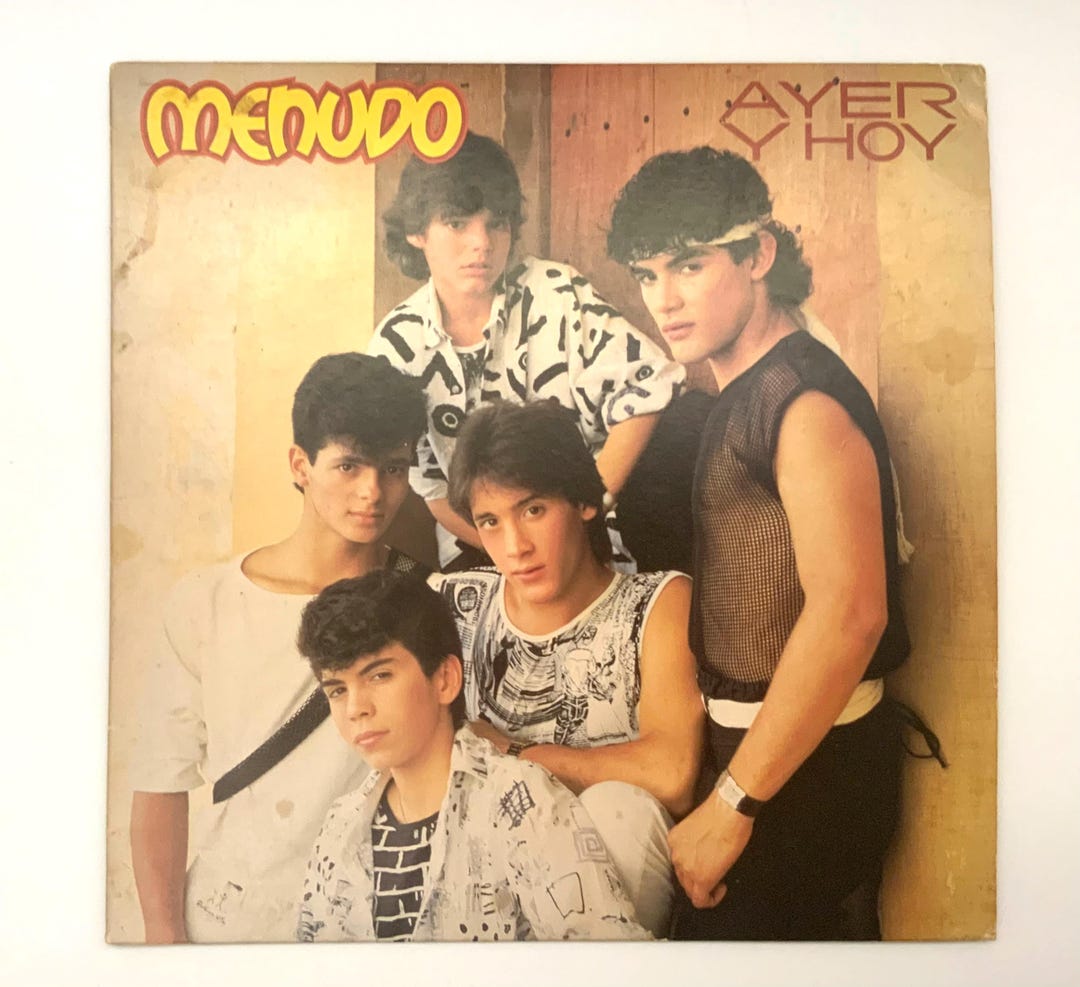 Menudo-“ayer Y Hoy” 33 Record Album Lp Vinyl (1985) Ricky Martin - Etsy