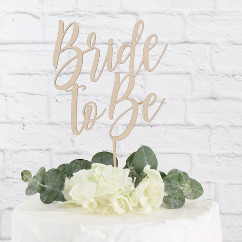 Bride to Be Cake Topper Bridal Shower Cake Topper Bridal - Etsy